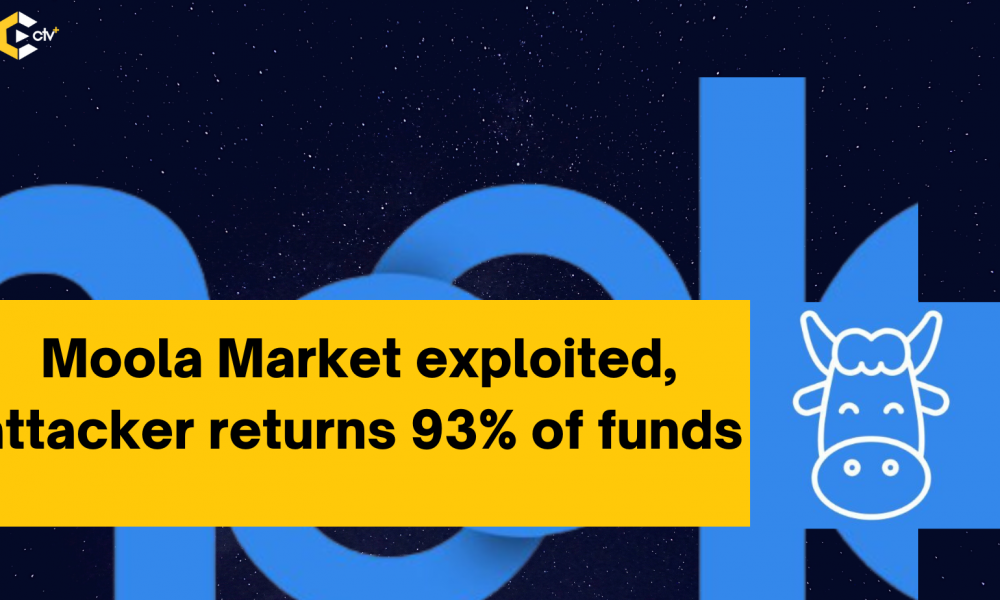 ⁩Moola Market exploited, attacker returns 93% of funds – CryptoTvplus - The Leading Blockchain ...