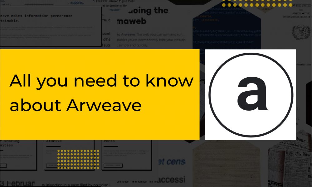 All you need to know about Arweave – CryptoTvplus - The Leading ...