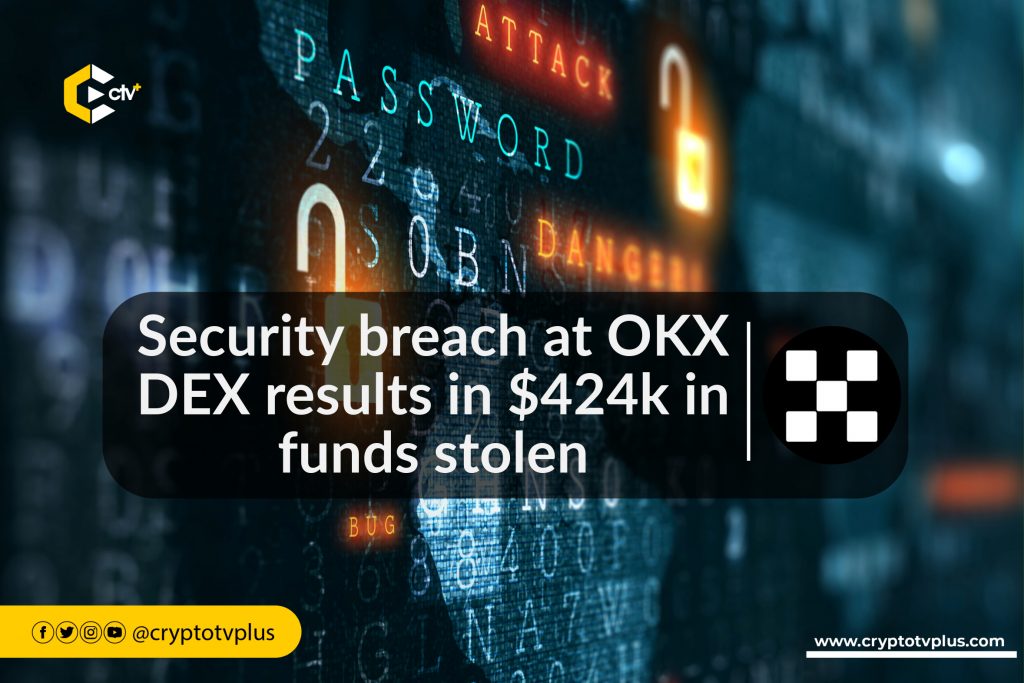 Security breach at OKX DEX results in $424k in funds stolen | CryptoTvplus - The Leading ...