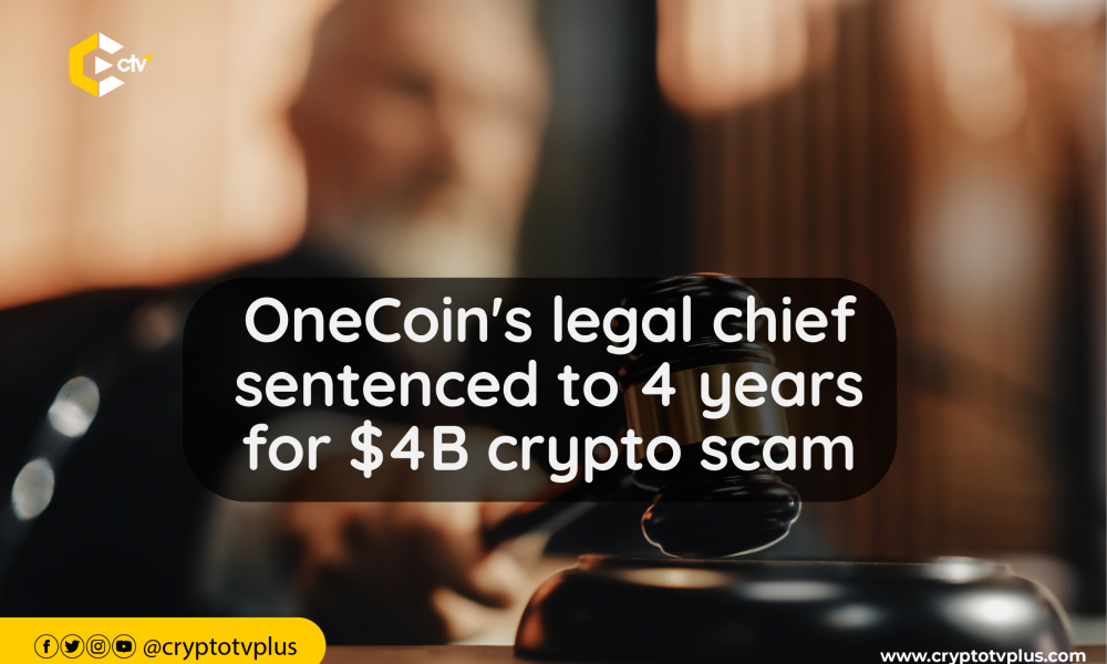 OneCoin’s legal chief sentenced to 4 years for $4B crypto scam ...